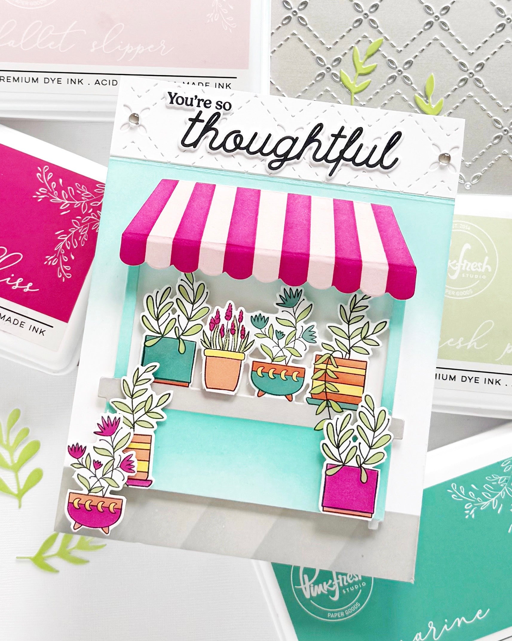 Petal Trellis coverplate die – Pinkfresh Studio