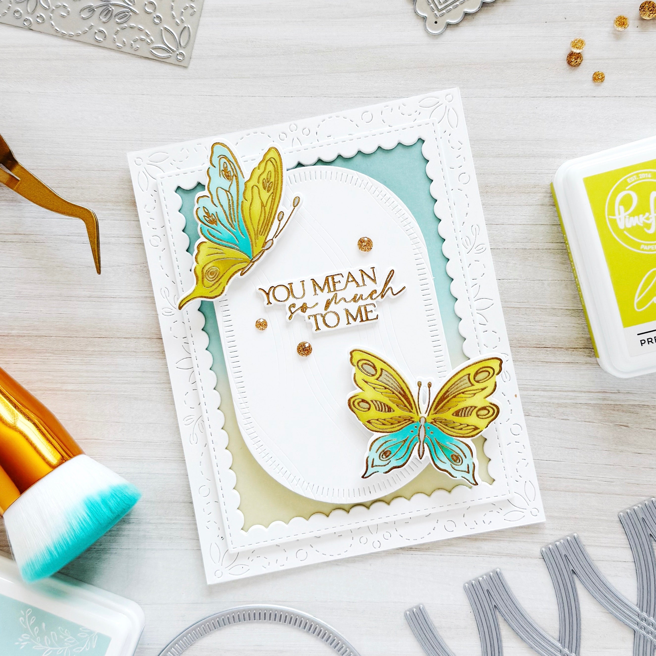 Butterfly Bliss stencil – Pinkfresh Studio