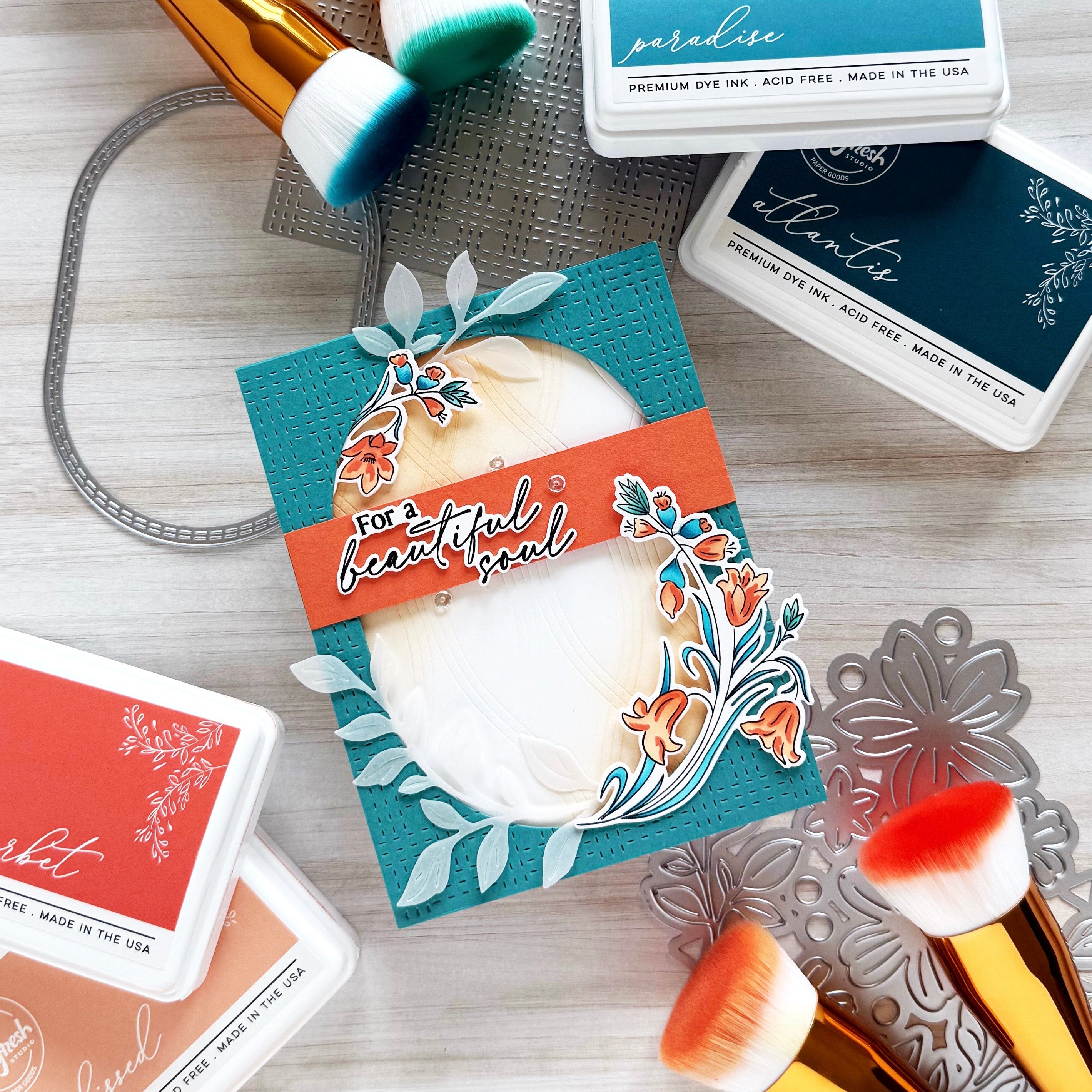 Twist Pattern press plate – Pinkfresh Studio