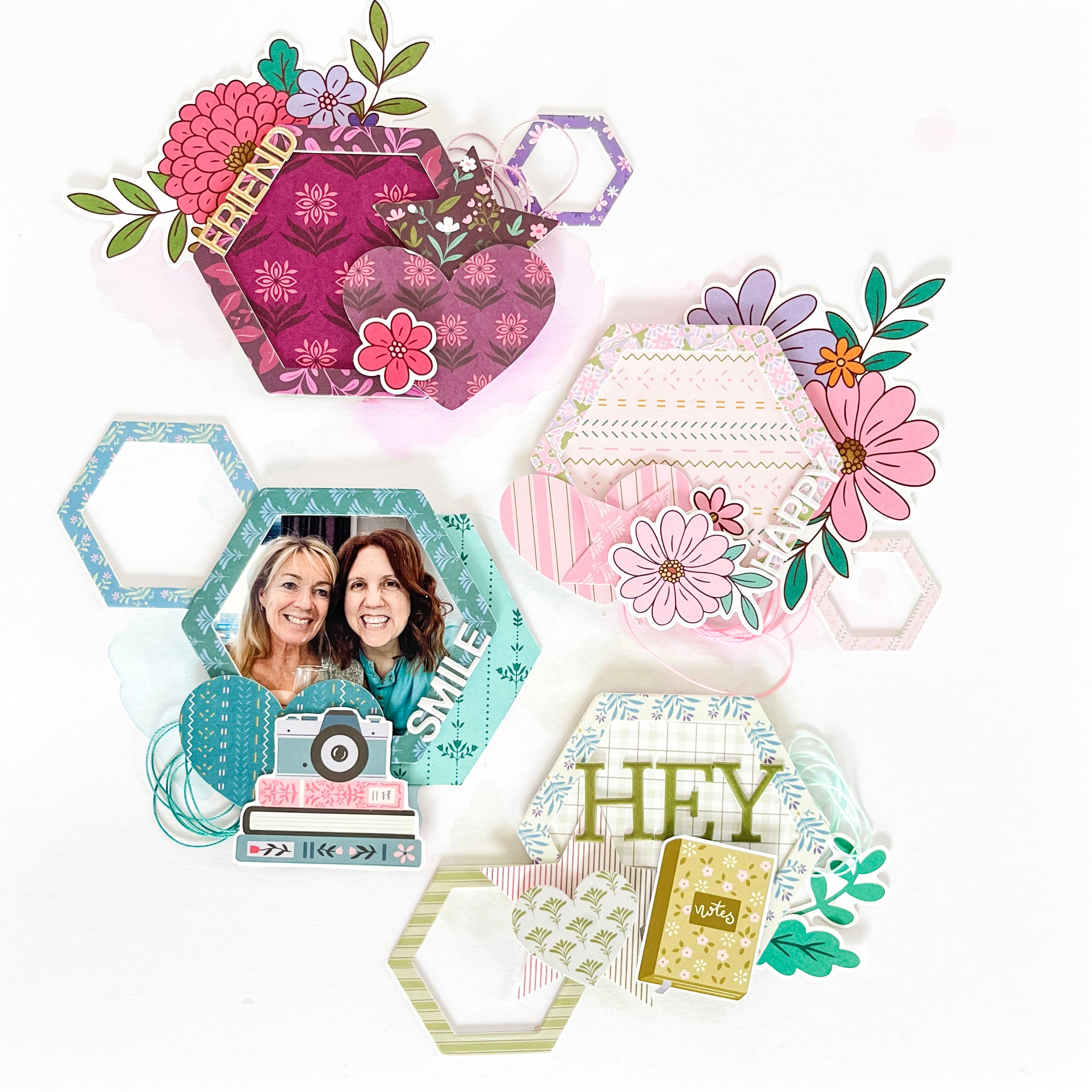 Lovely Lane: Chipboard Stickers – Pinkfresh Studio