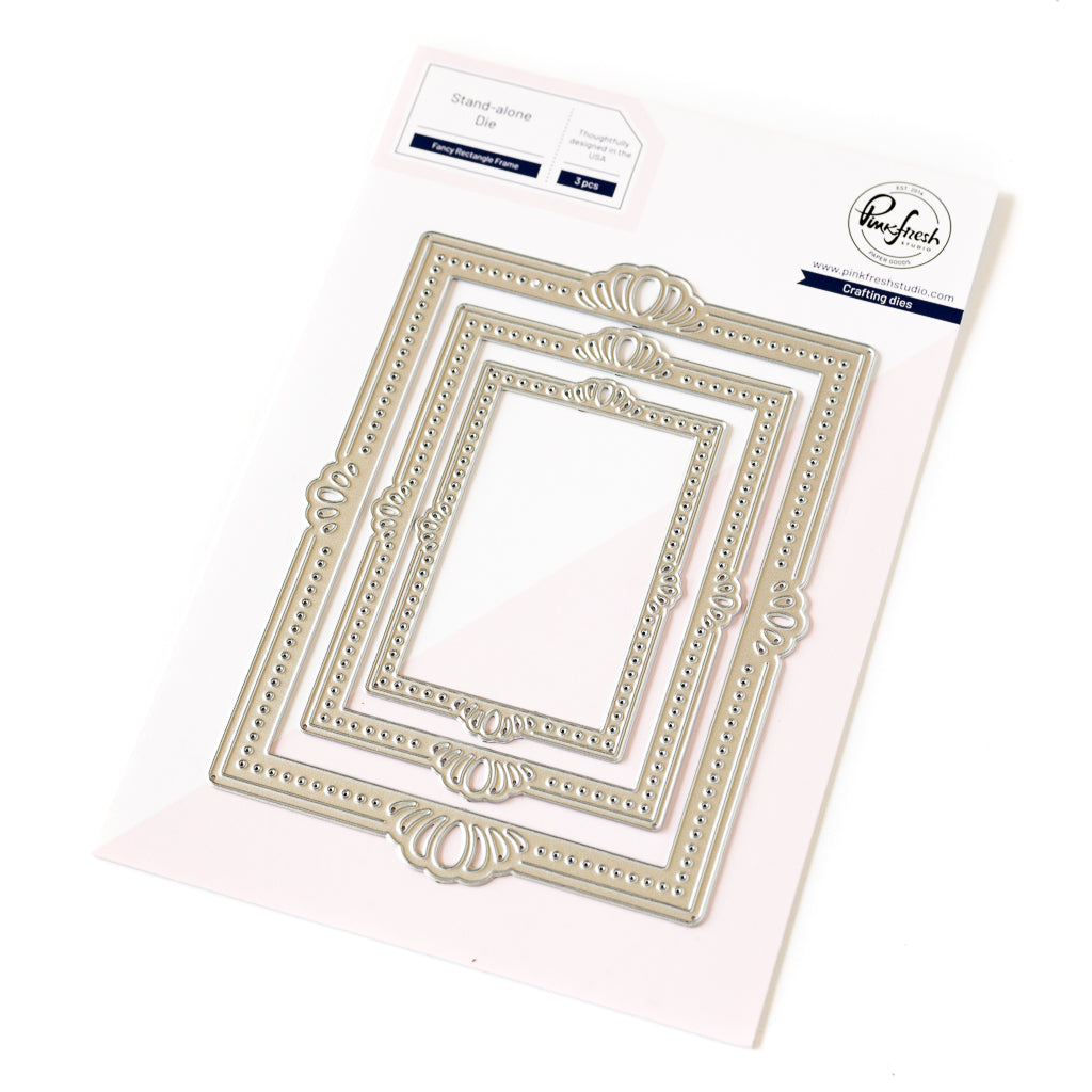 Essentials: Fancy Rectangle Frame die – Pinkfresh Studio