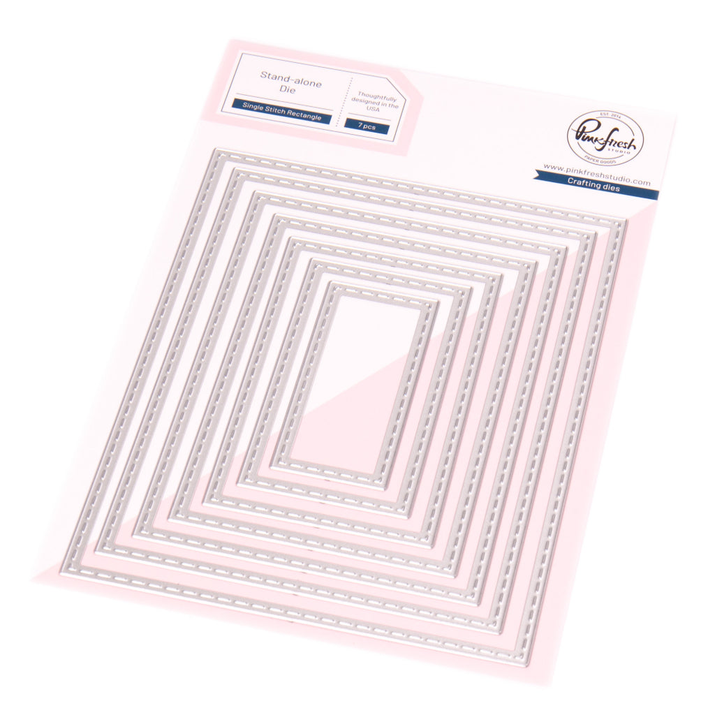 Essentials: Single Stitch Rectangle die – Pinkfresh Studio