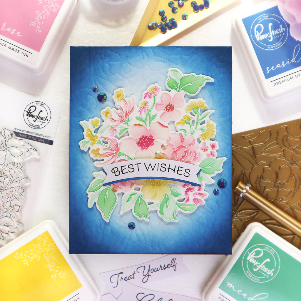 Handpicked Flowers stamp – Pinkfresh Studio