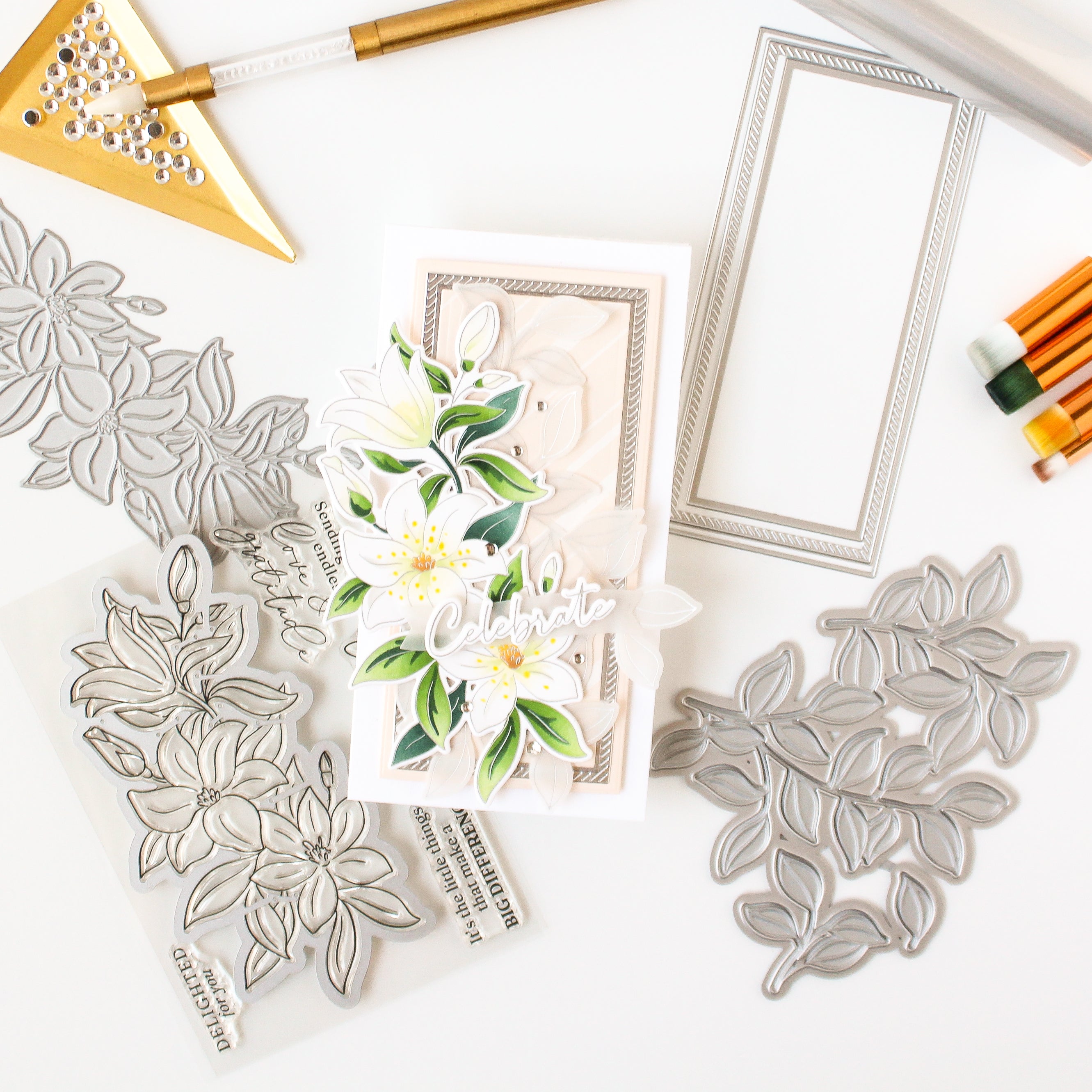 Delighted For You stamp – Pinkfresh Studio