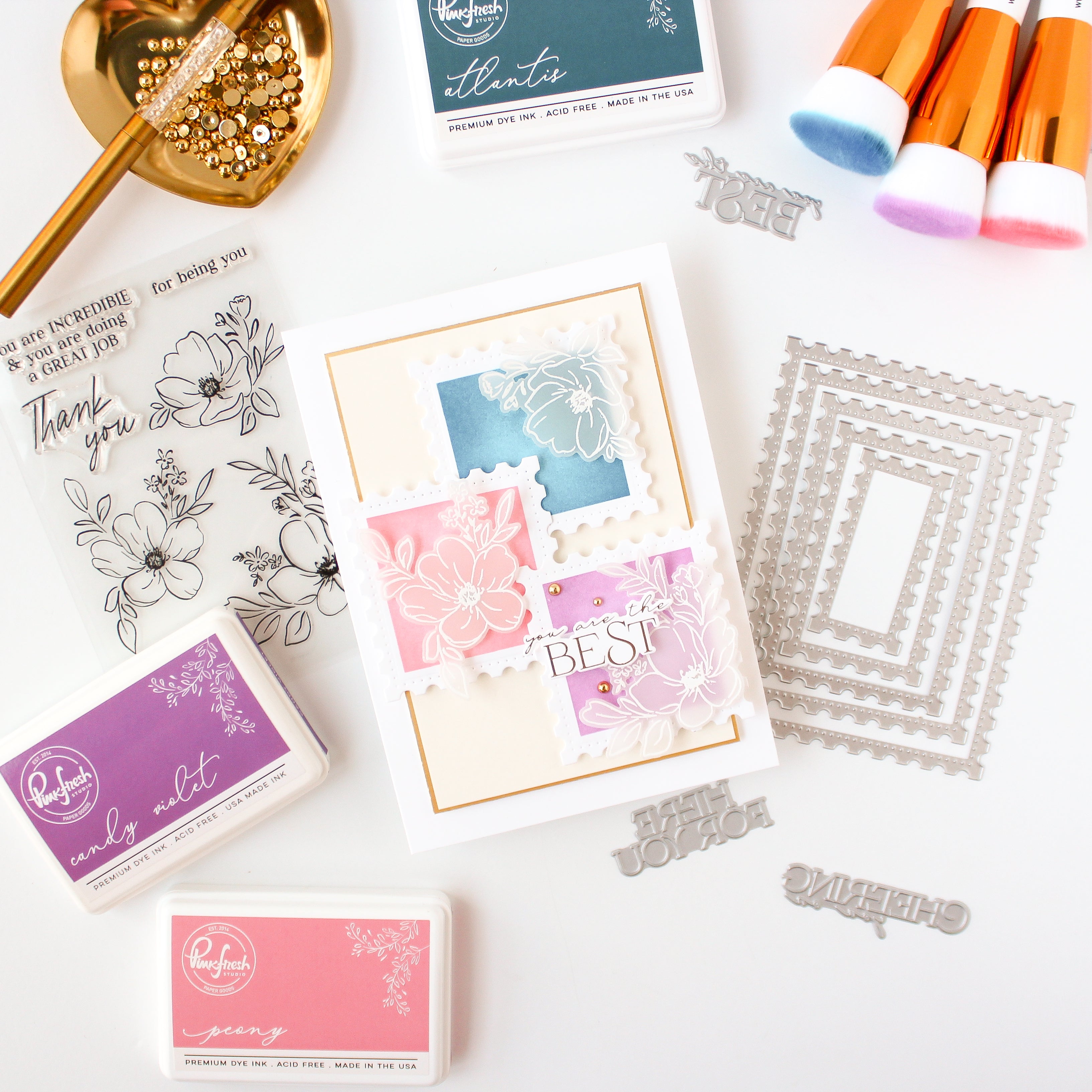 Essentials: Nested Rectangles Postage Edge – Pinkfresh Studio