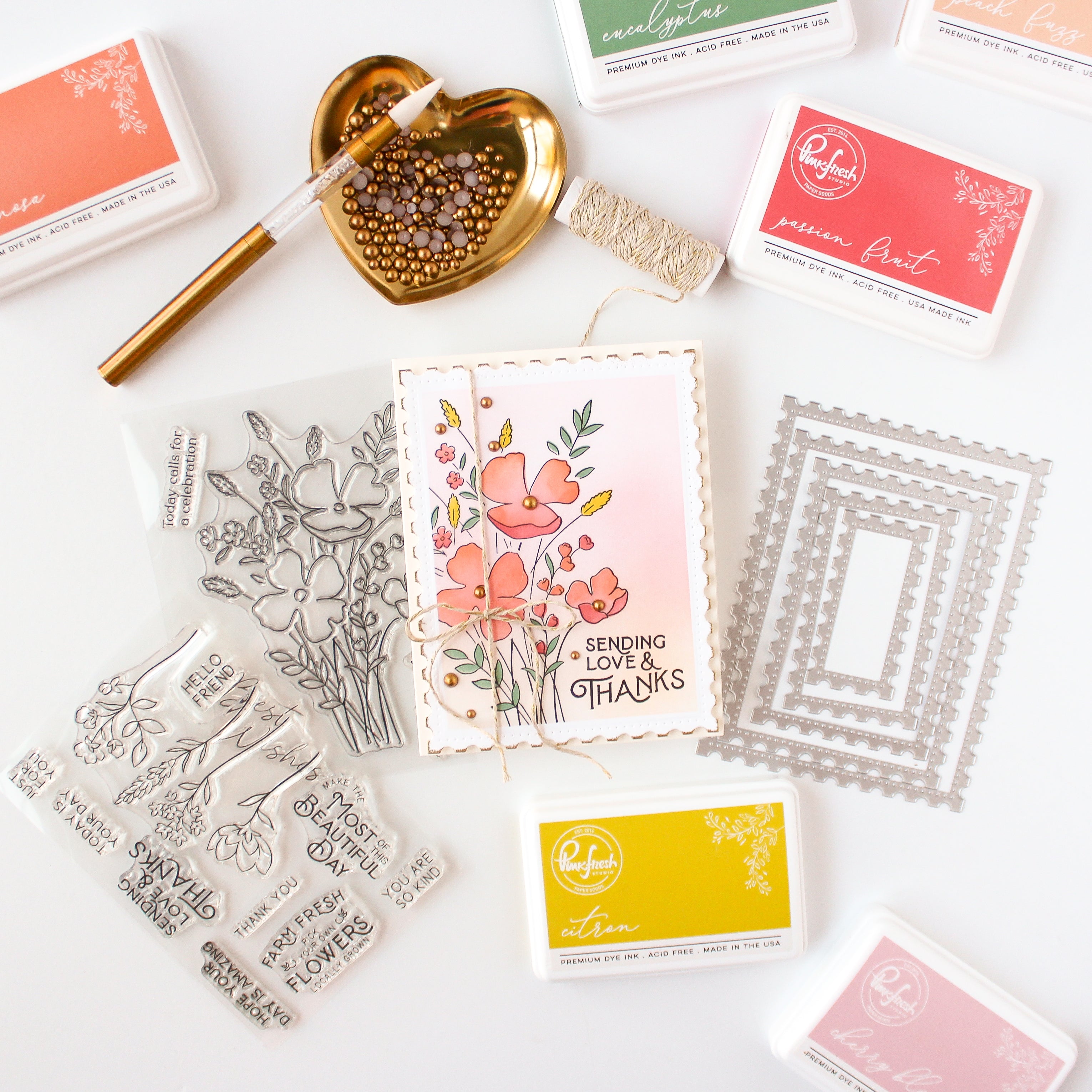 Essentials: Nested Rectangles Postage Edge – Pinkfresh Studio