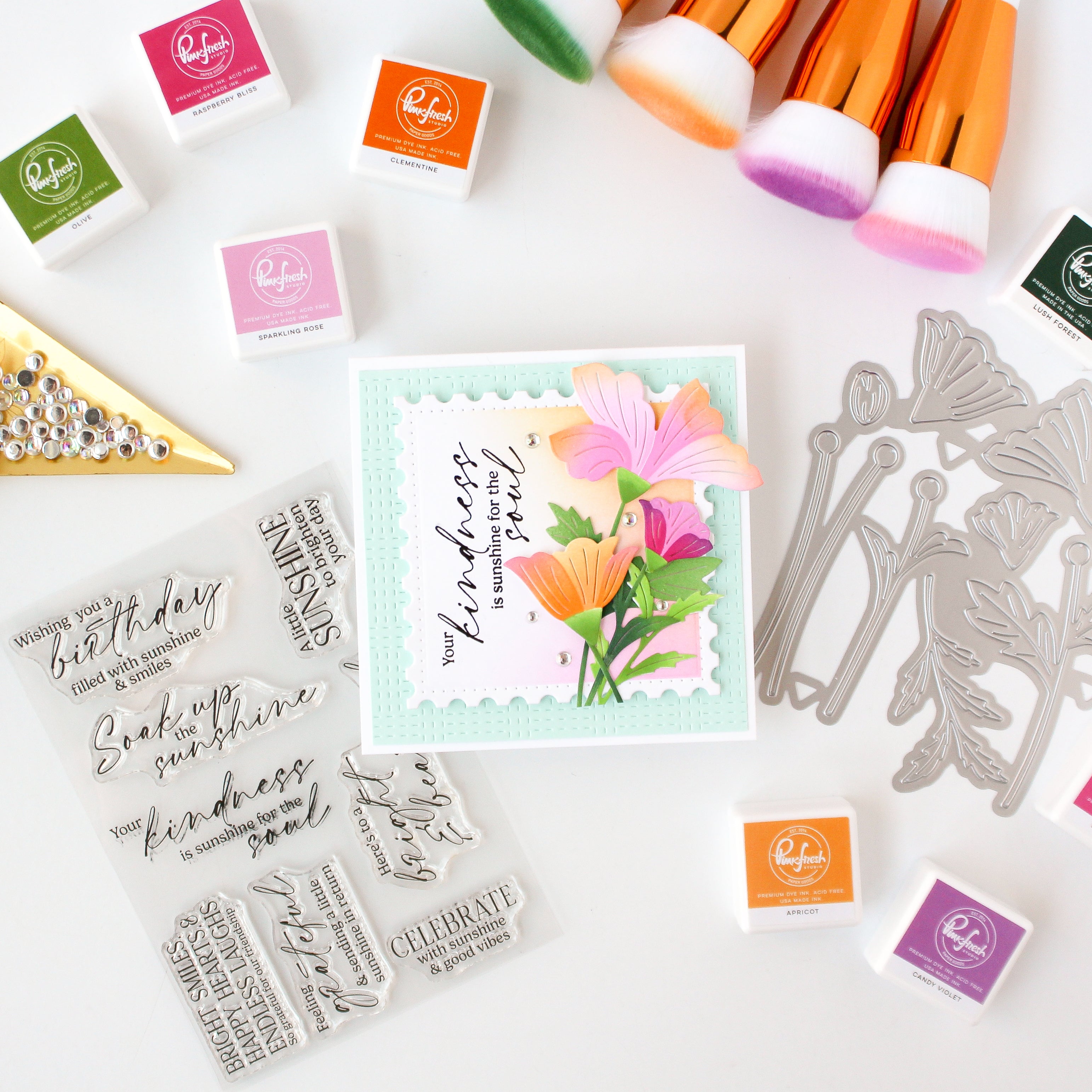 Essentials: Dotted Postage Square die – Pinkfresh Studio