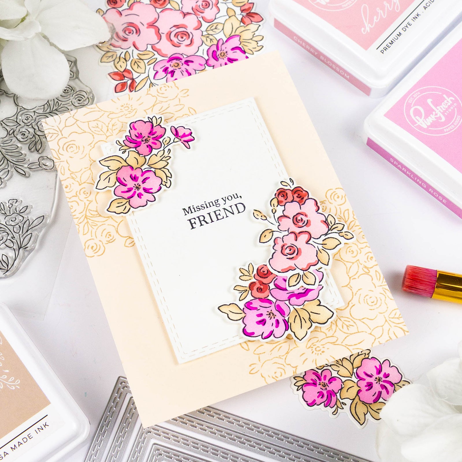 Blooming Grace stamp – Pinkfresh Studio