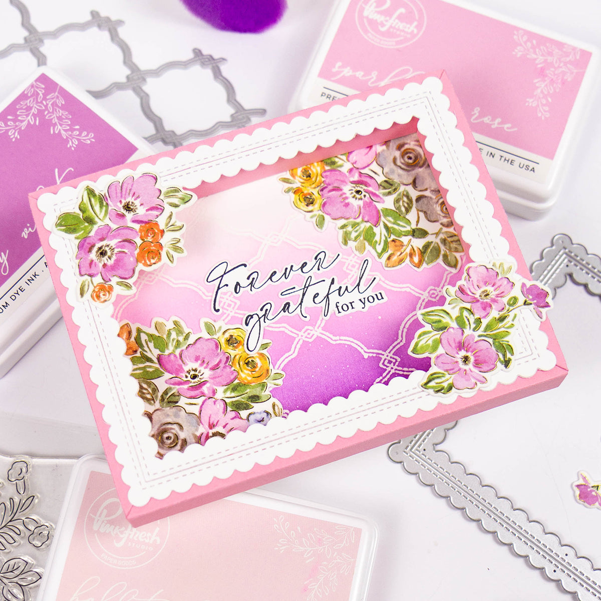 Blooming Grace stamp – Pinkfresh Studio