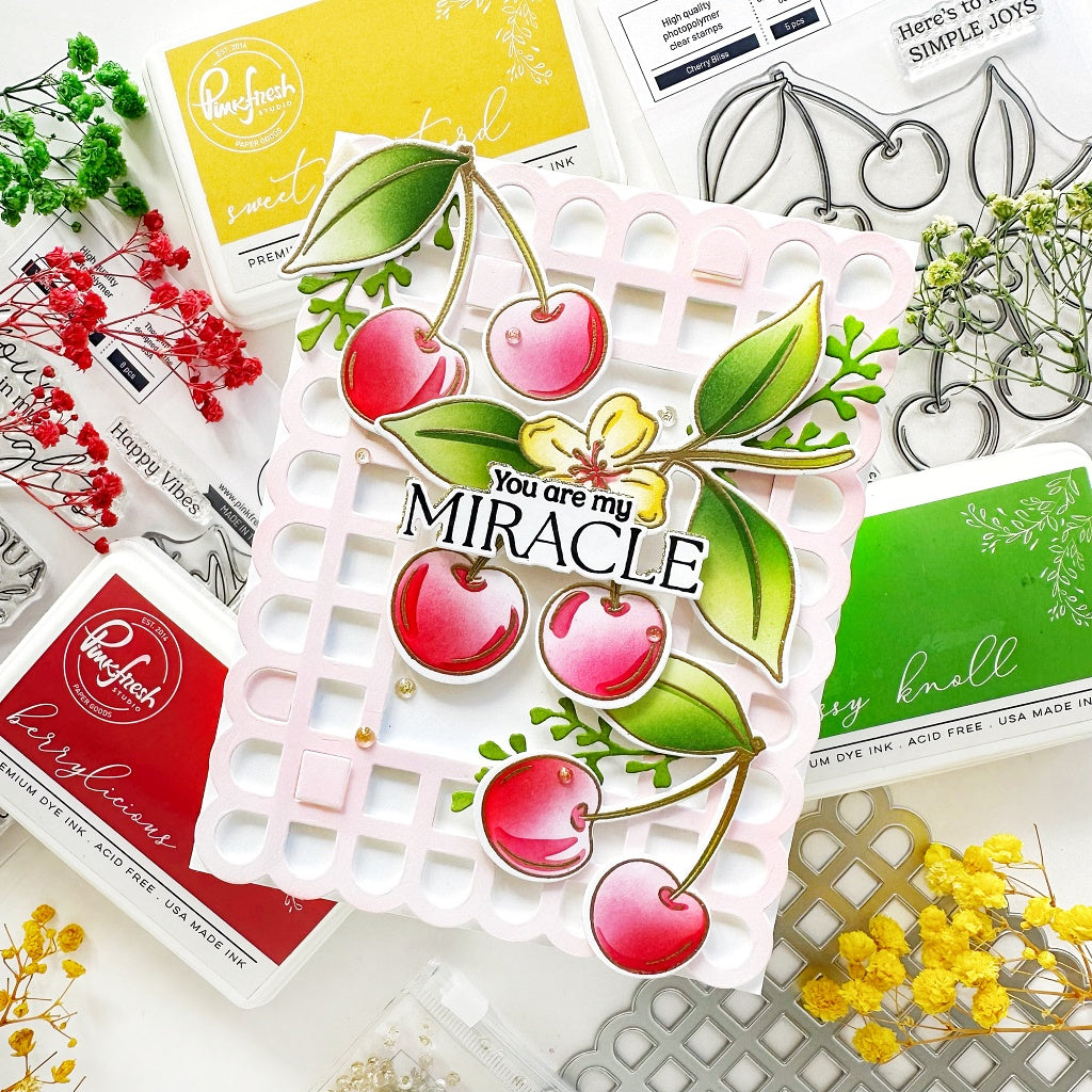 Cherry Bliss stamp – Pinkfresh Studio