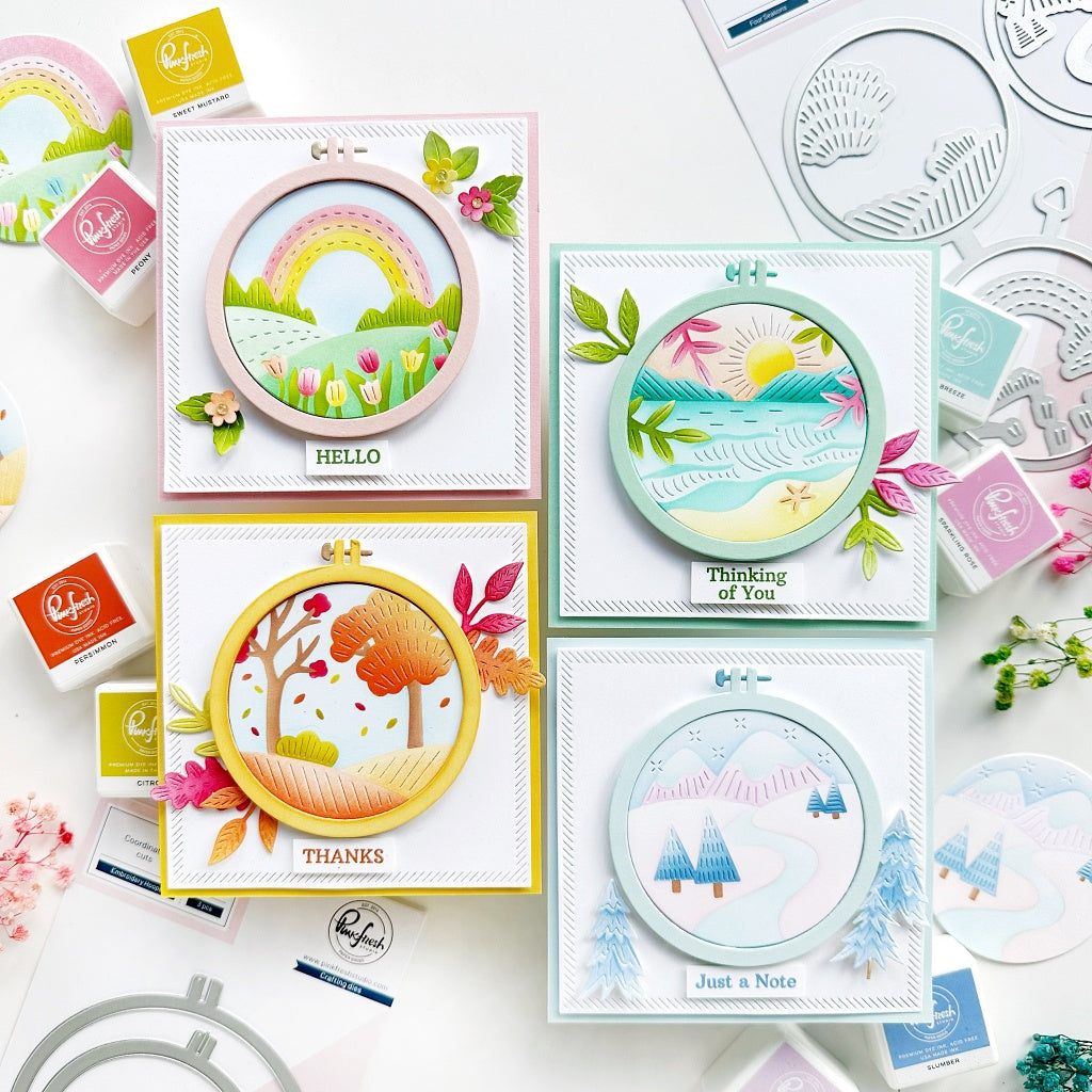 Embroidery Hoops die – Pinkfresh Studio