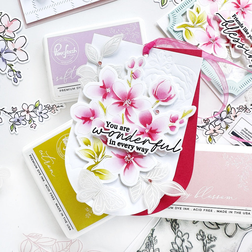 Sakura stamp – Pinkfresh Studio