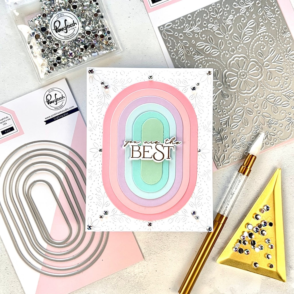 Charming Stitched Florals coverplate die – Pinkfresh Studio