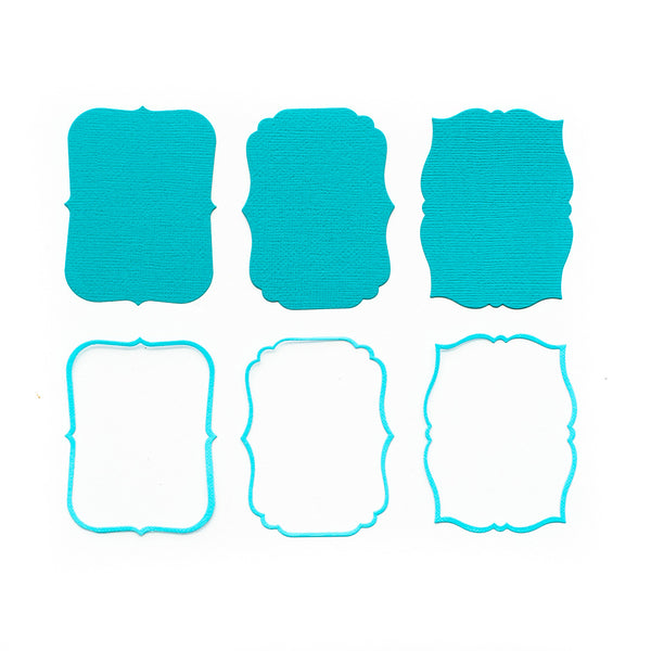 Essentials: Fancy label frames die set – Pinkfresh Studio