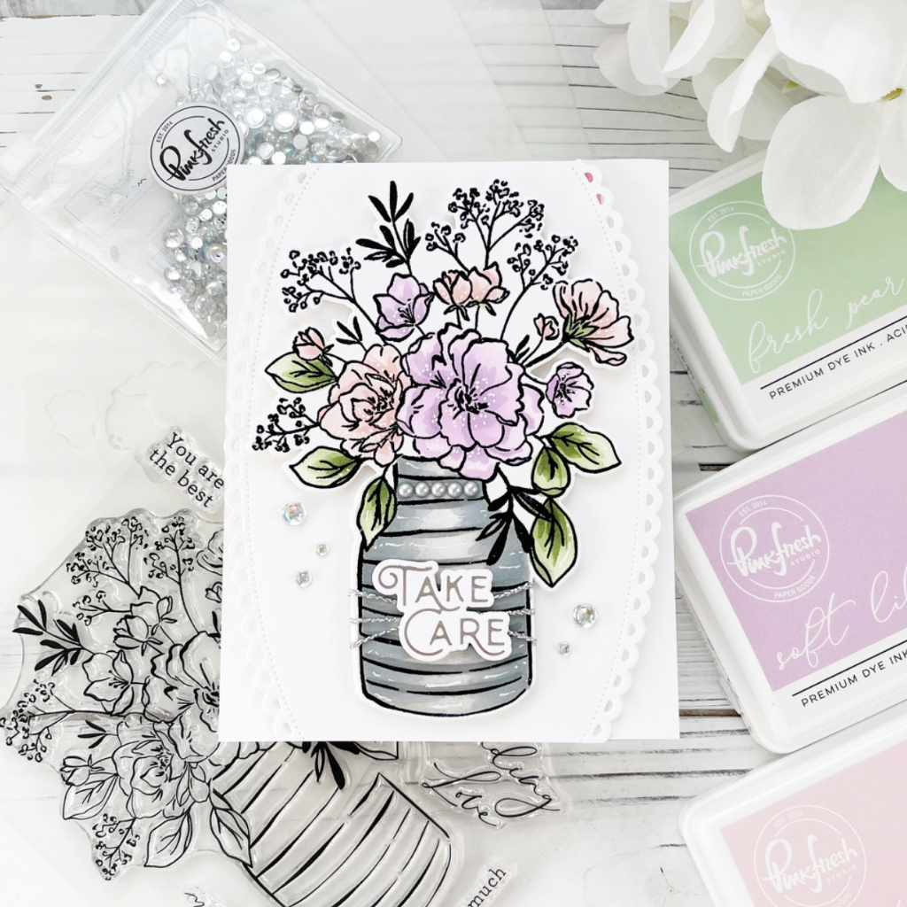 Inky Bouquet stamp – Pinkfresh Studio