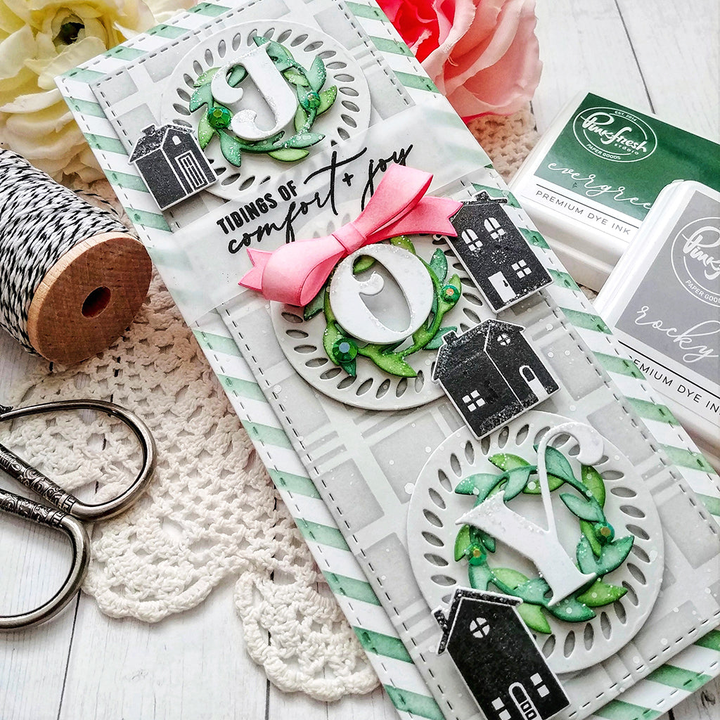 Slimline Basic Plaid Layering Stencil set – Pinkfresh Studio