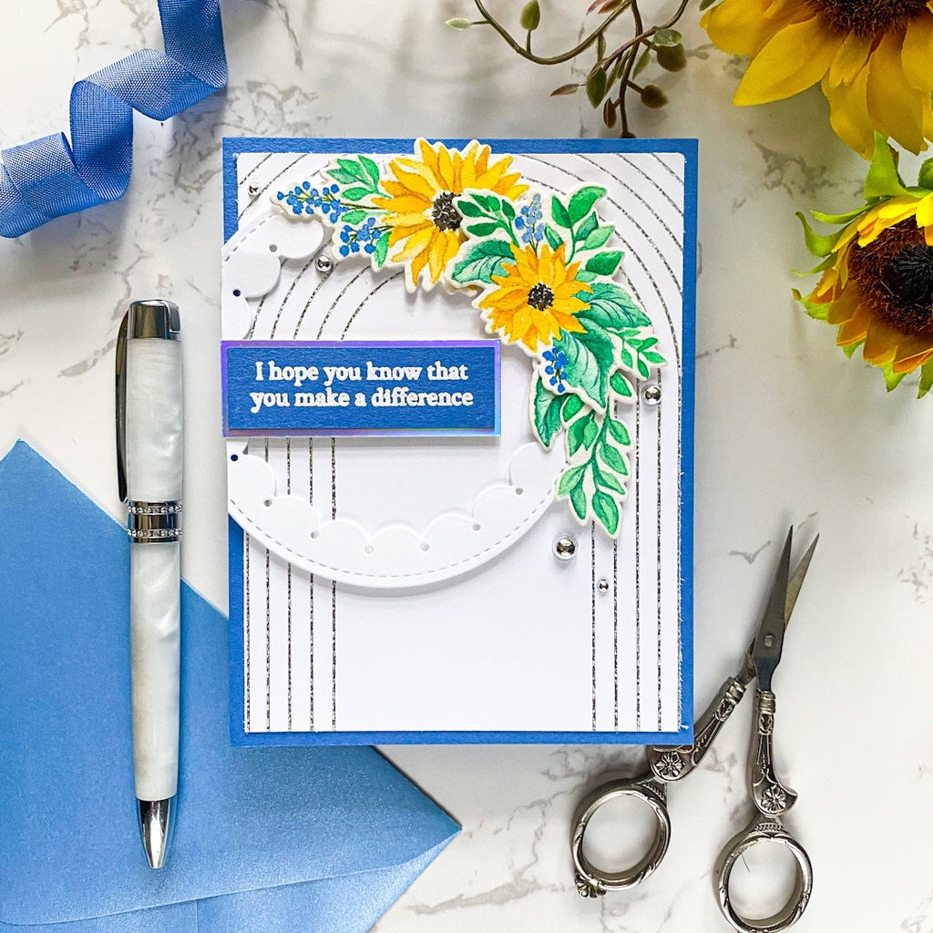 Essentials: Inverted stitched scallop circle die set – Pinkfresh Studio