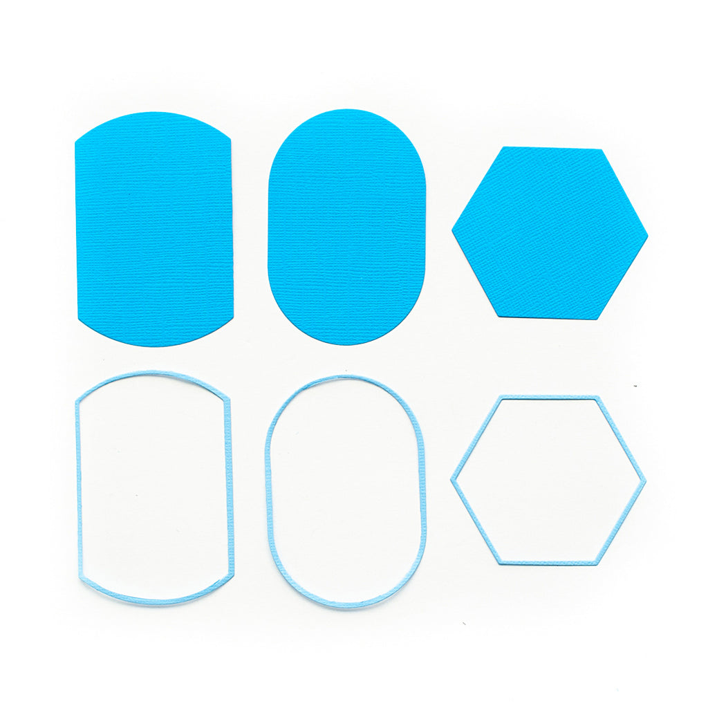 Essentials: Basic label frames die set – Pinkfresh Studio