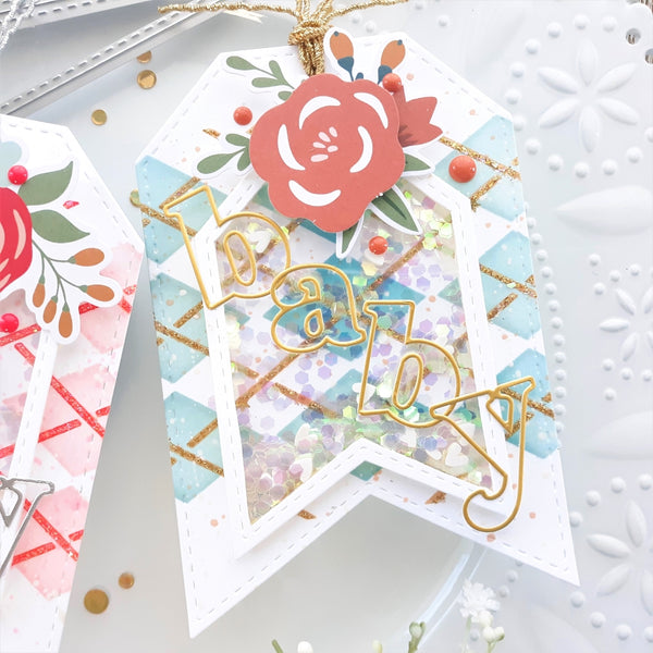 Slim Argyle Layering Stencil set – Pinkfresh Studio