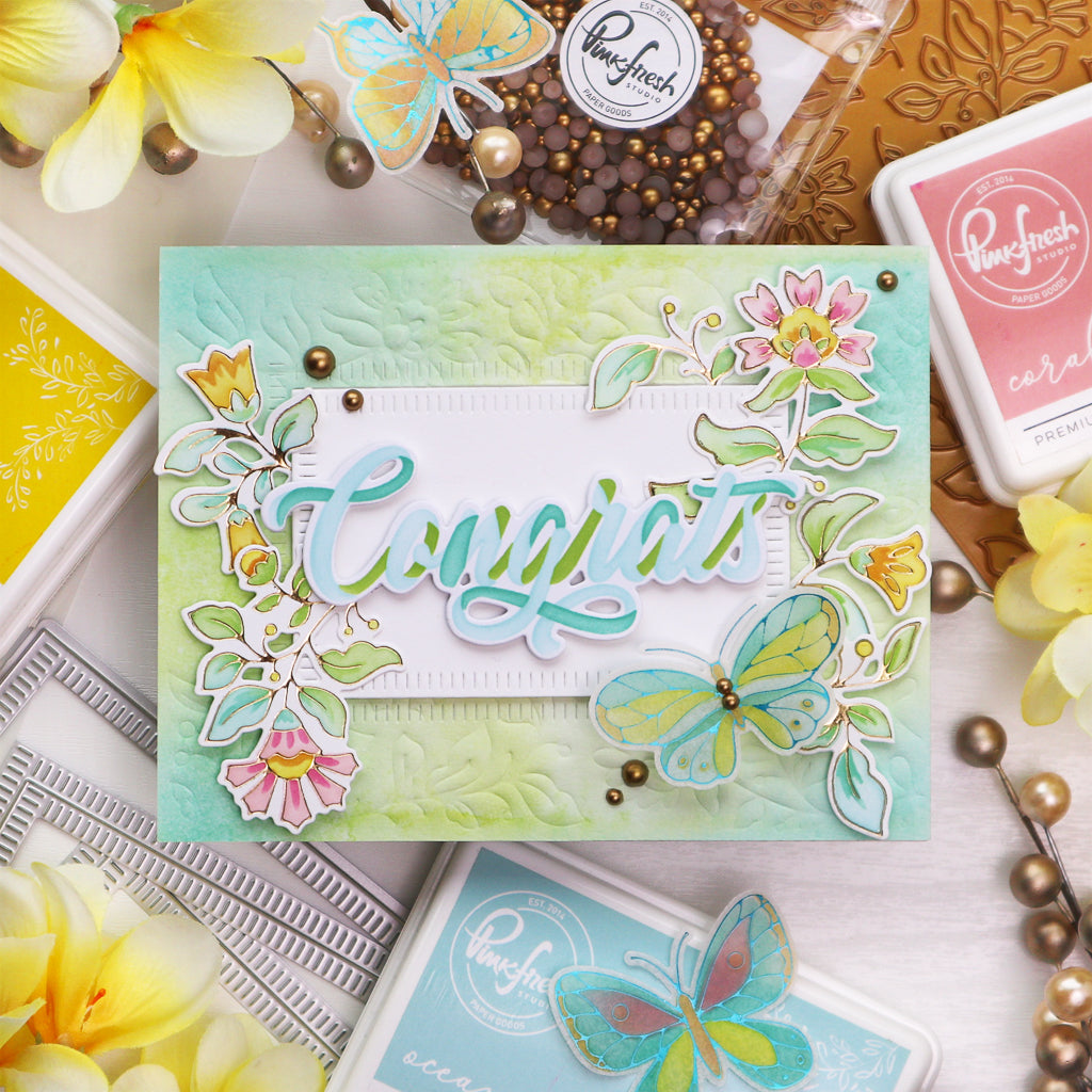 Essentials: Blanket Stitched Rectangle die set – Pinkfresh Studio