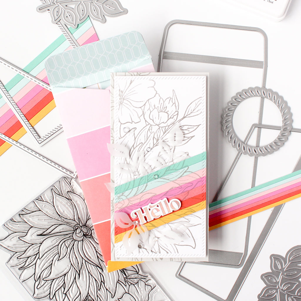 Essentials: Mini Slimline Essentials Bundle die set – Pinkfresh Studio