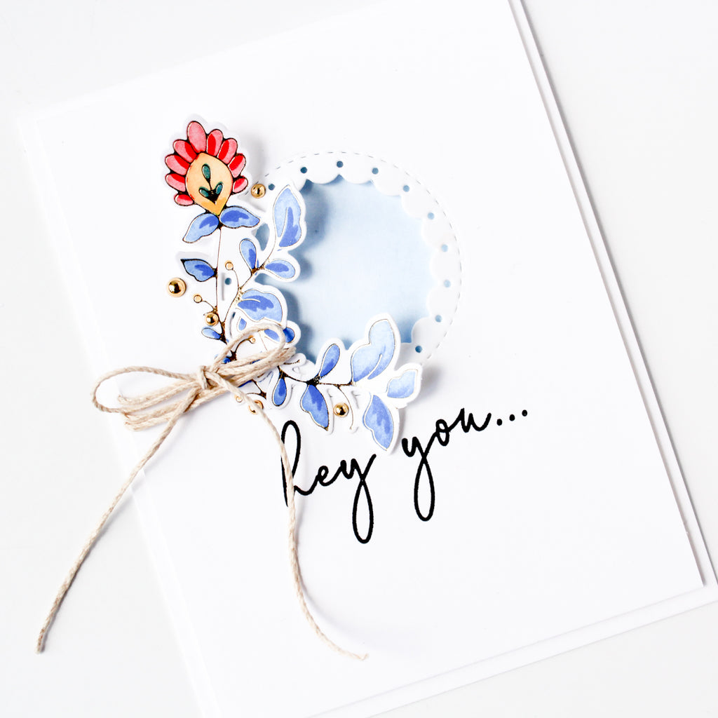 Essentials: Inverted stitched scallop circle die set – Pinkfresh Studio