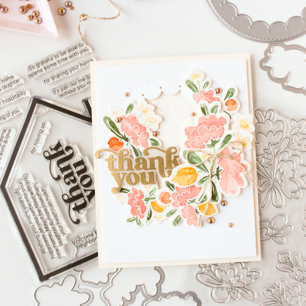 Essentials: Inverted stitched scallop circle die set – Pinkfresh Studio