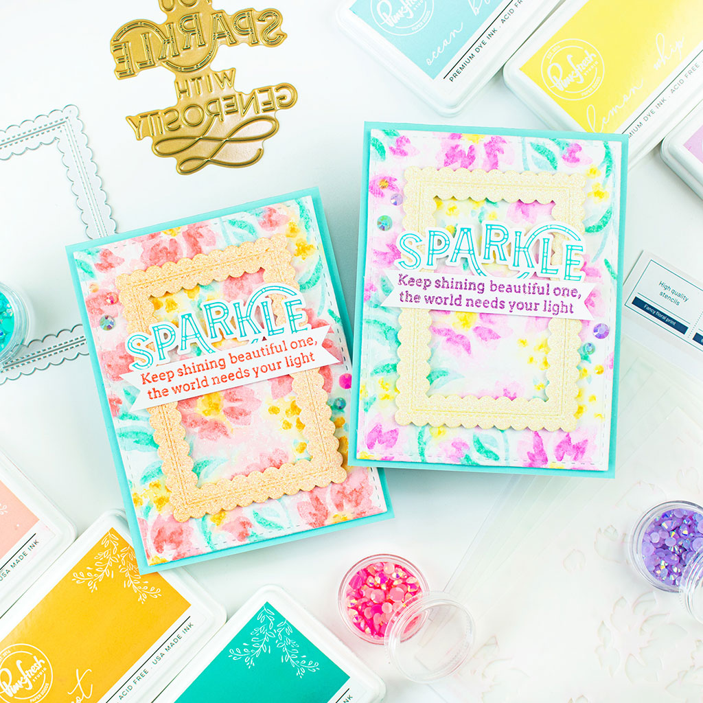 Essentials: Stitched Scallop Rectangles Die Set – Pinkfresh Studio