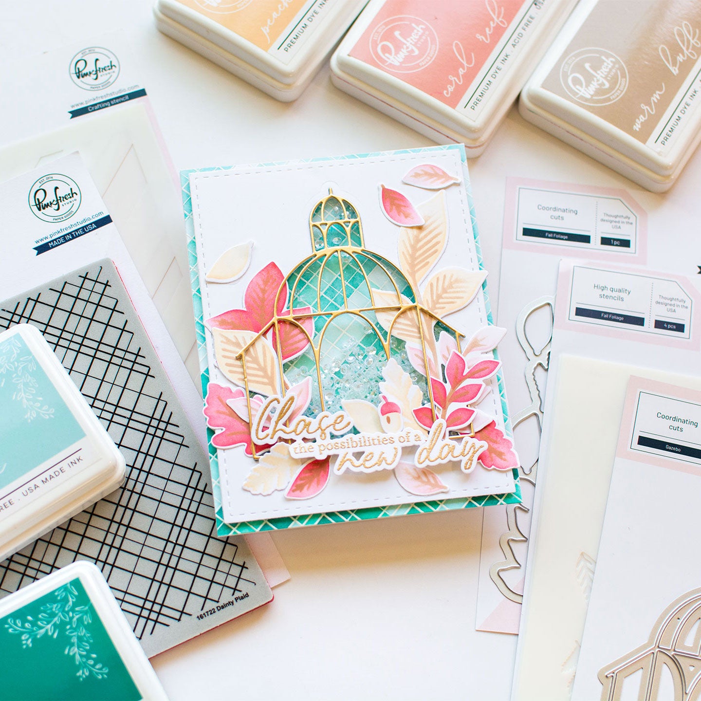 Essentials: Stitched rectangles die set – Pinkfresh Studio