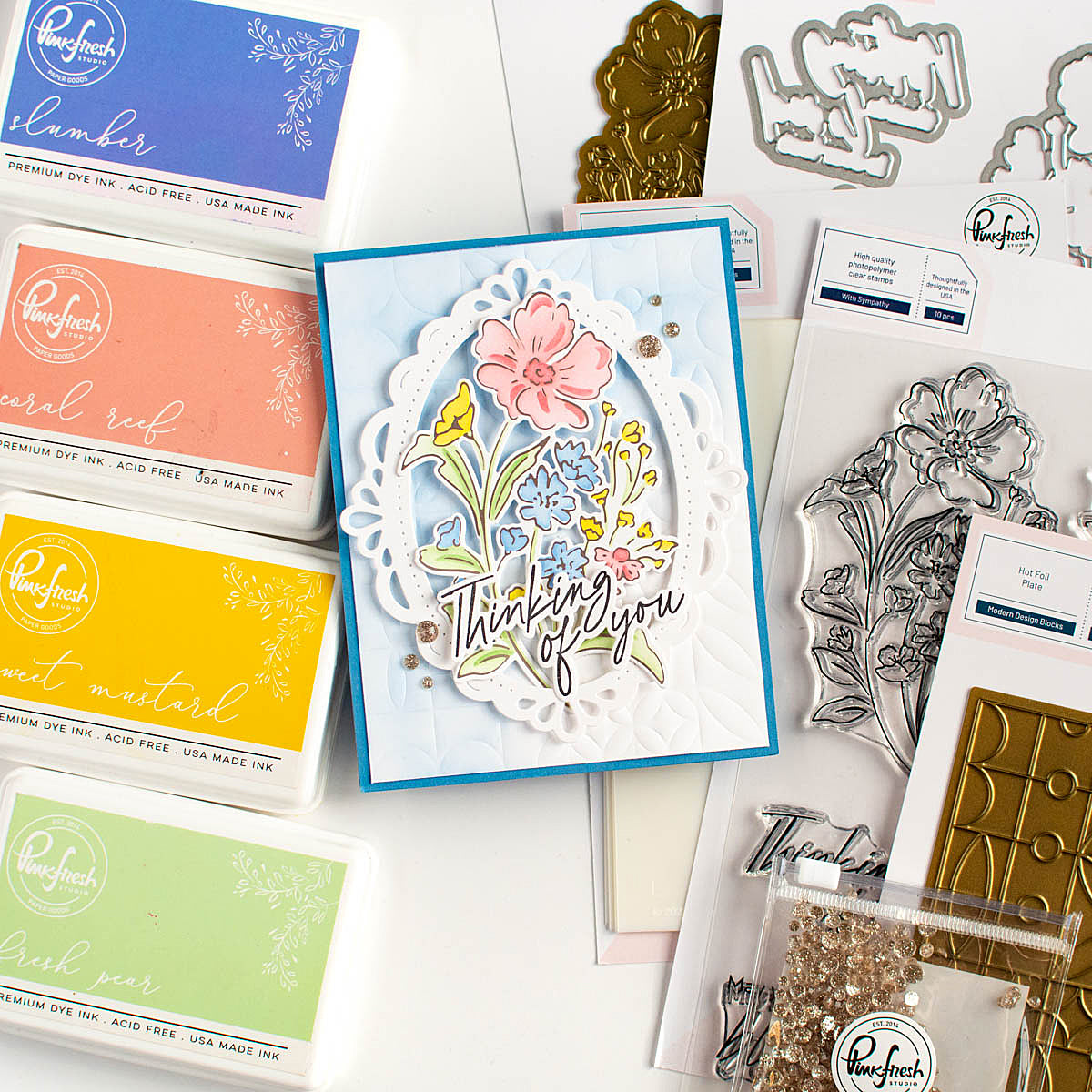 With Sympathy die – Pinkfresh Studio