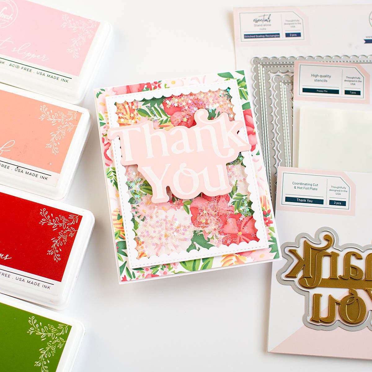 Essentials: Stitched Scallop Rectangles Die Set – Pinkfresh Studio