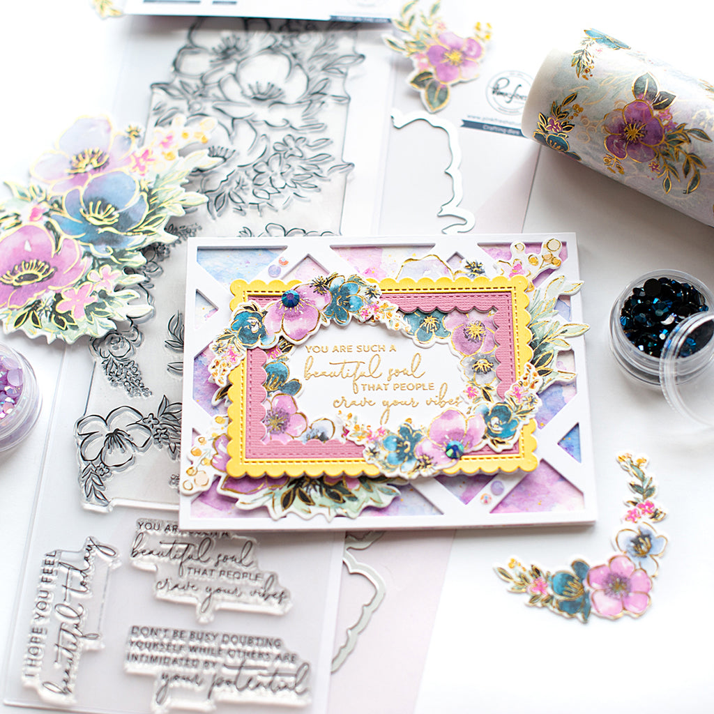 Essentials: Stitched Scallop Rectangles Die Set – Pinkfresh Studio