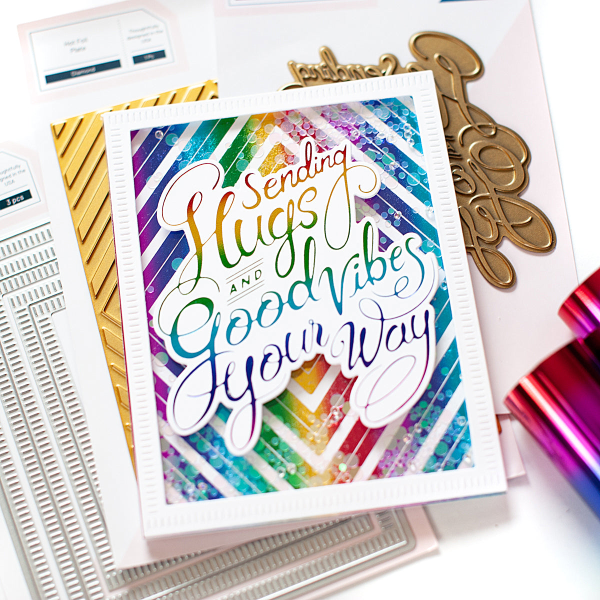 Essentials: Blanket Stitched Rectangle die set – Pinkfresh Studio