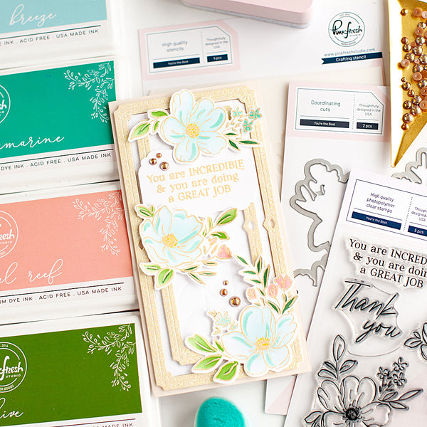 Essentials: Fancy label frames die set – Pinkfresh Studio