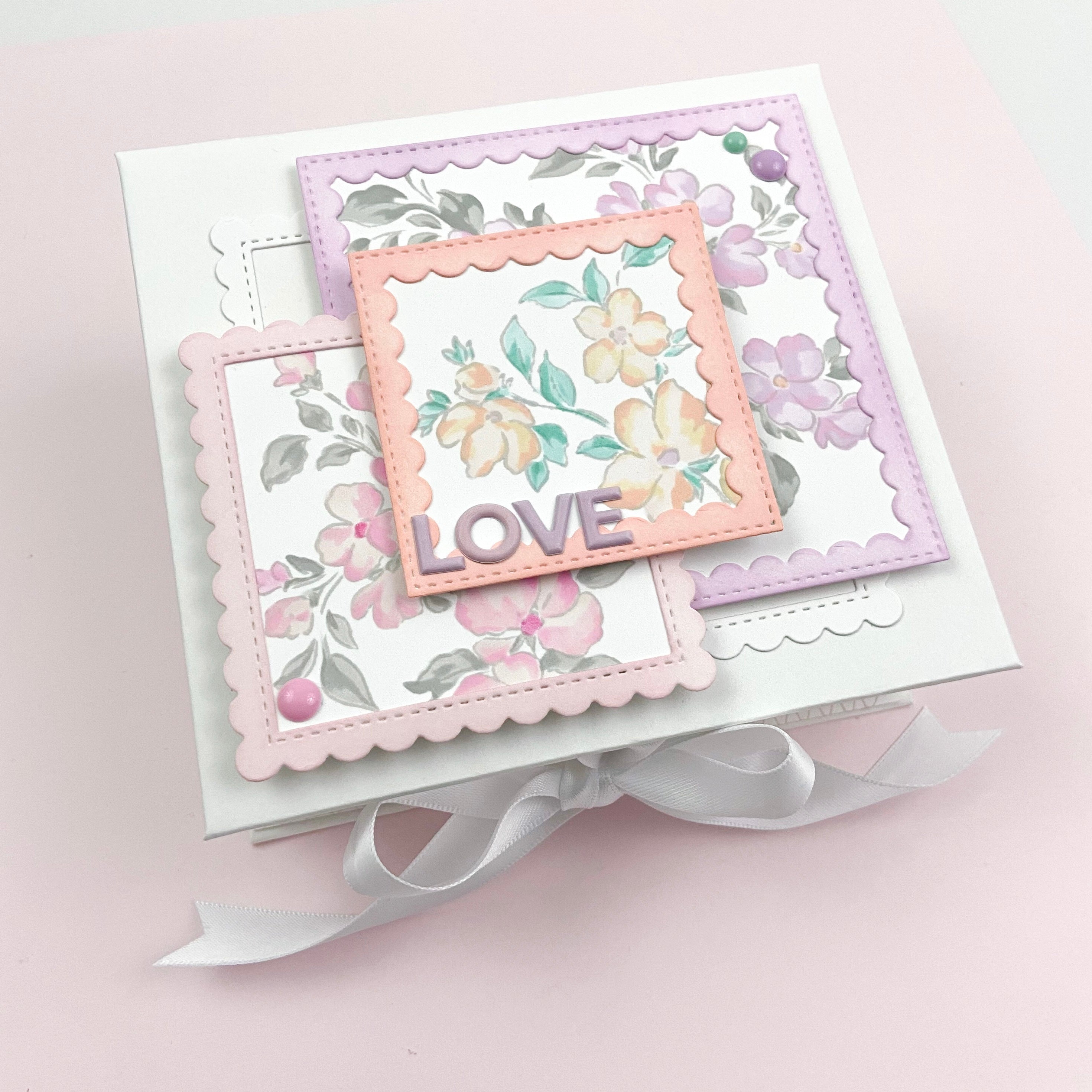 Essentials Stitched Scallop Square die set – Pinkfresh Studio