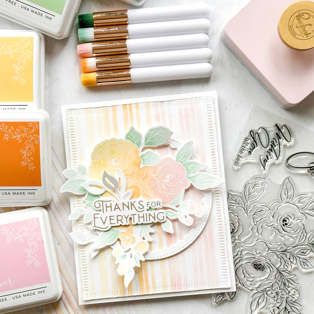 Floral Trio stamp – Pinkfresh Studio