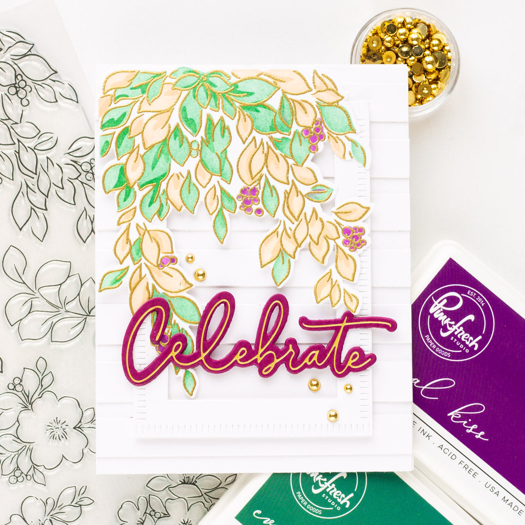 Essentials: Blanket Stitched Rectangle die set – Pinkfresh Studio