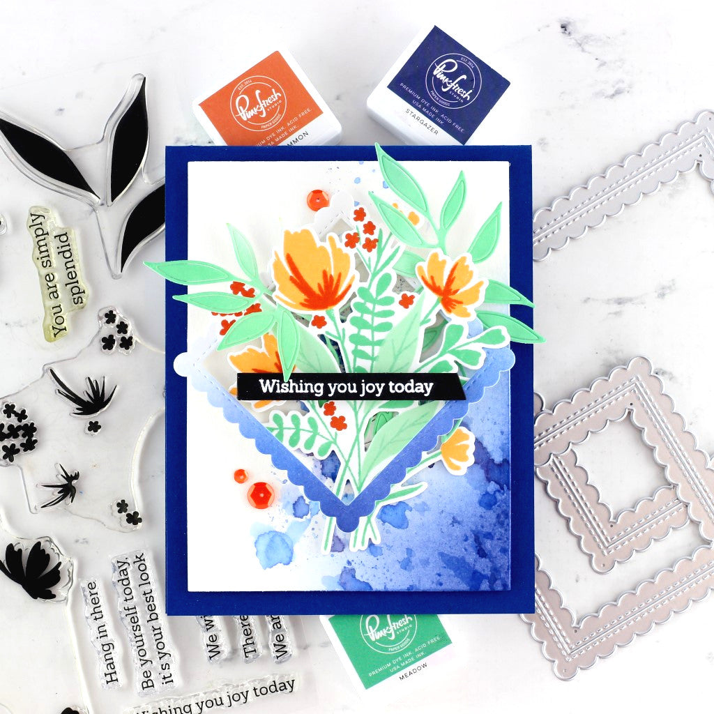 Essentials Stitched Scallop Square die set – Pinkfresh Studio