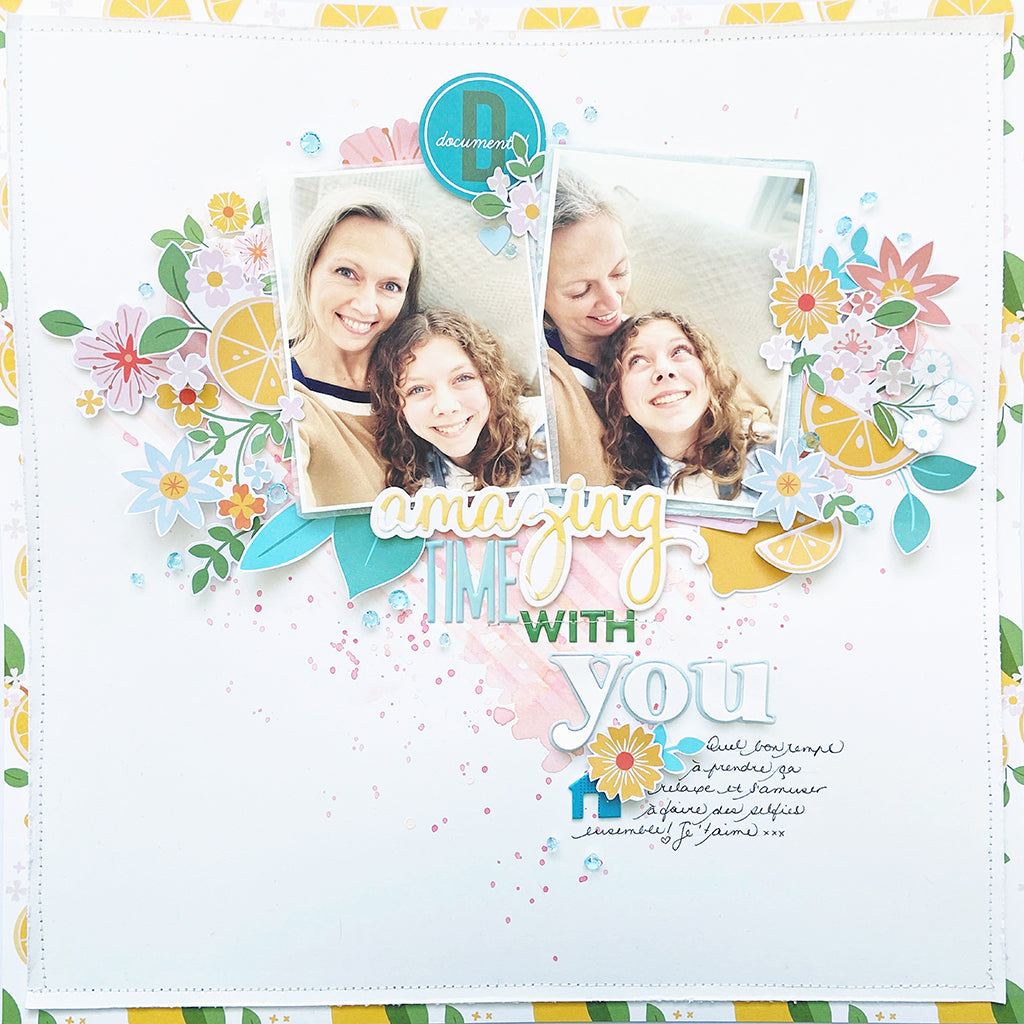 Diagonal Stripe Stencil – Pinkfresh Studio