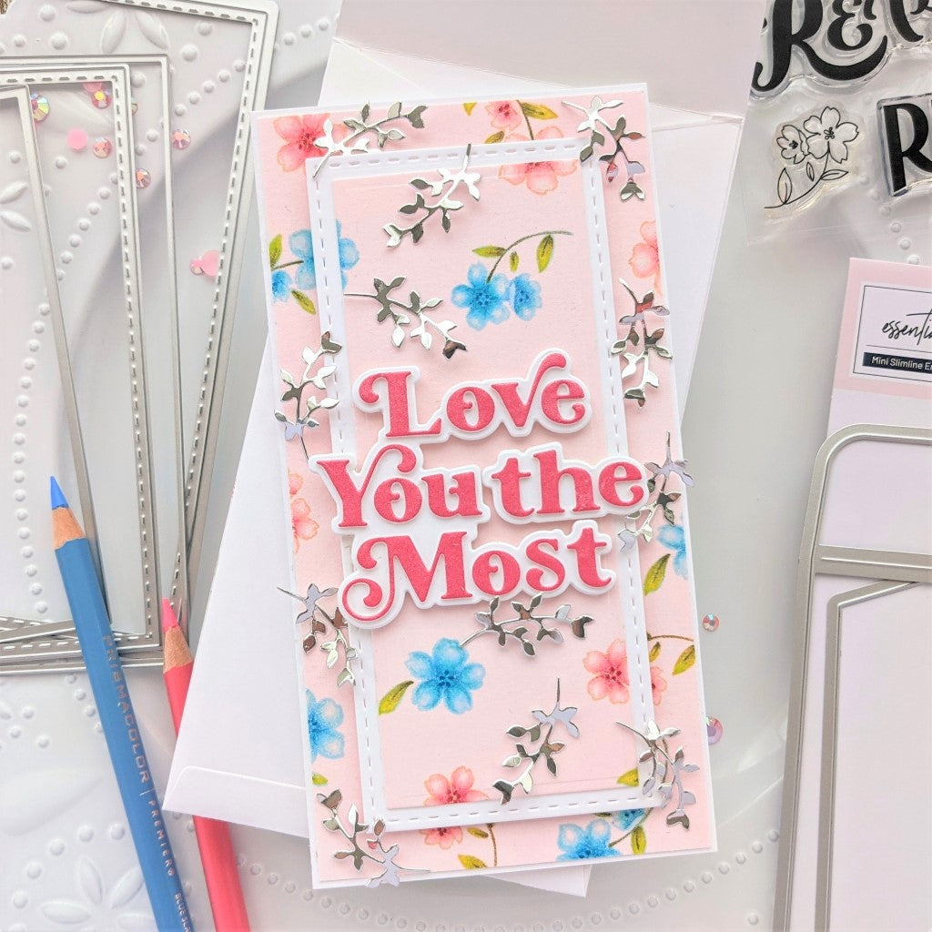 Essentials: Mini Slimline Essentials Bundle die set – Pinkfresh Studio