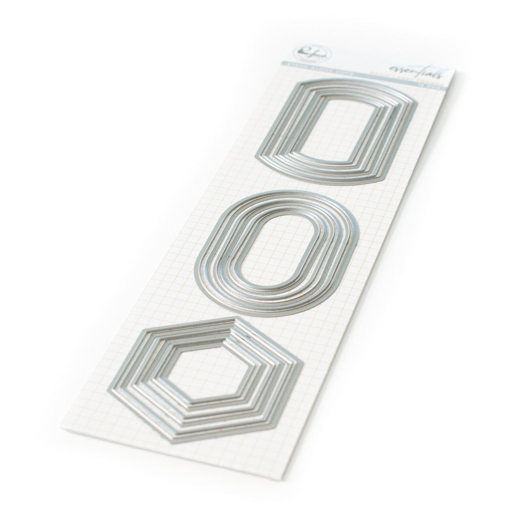 Essentials: Basic label frames die set – Pinkfresh Studio