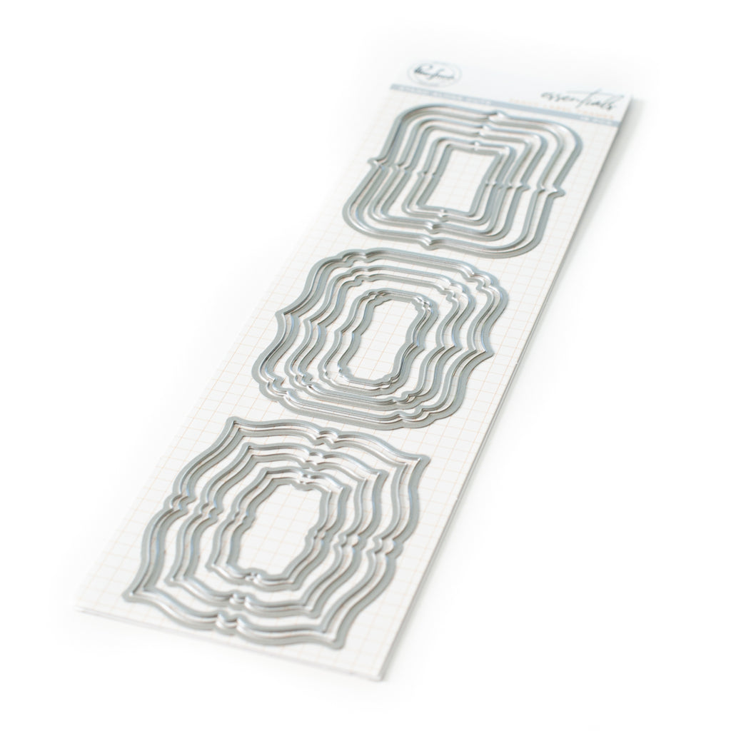 Essentials: Fancy label frames die set – Pinkfresh Studio