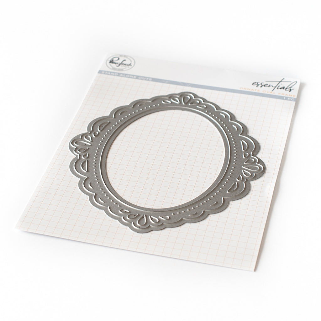 Essentials: Ornate oval frame die – Pinkfresh Studio