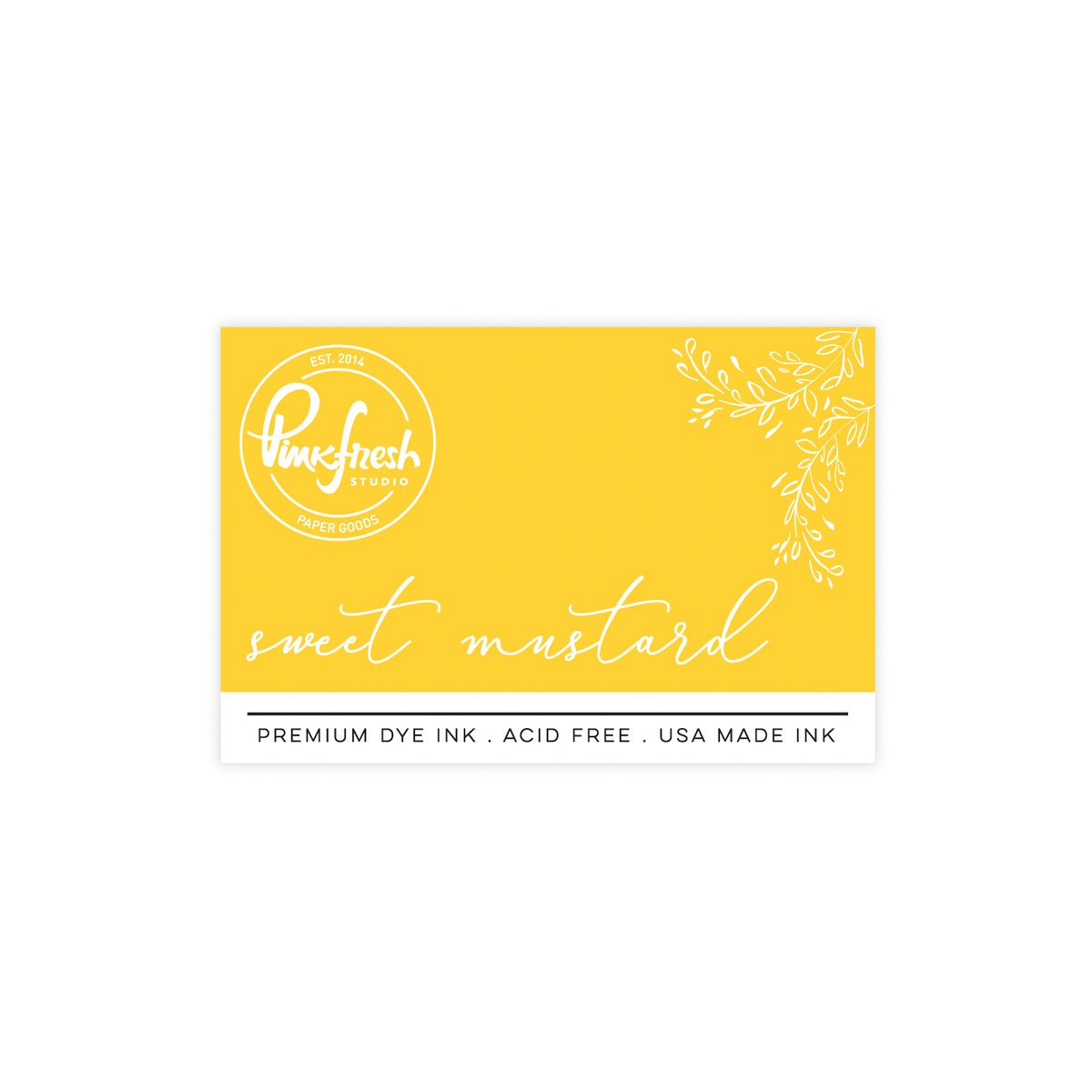 Premium Dye ink Pad : Sweet mustard – Pinkfresh Studio