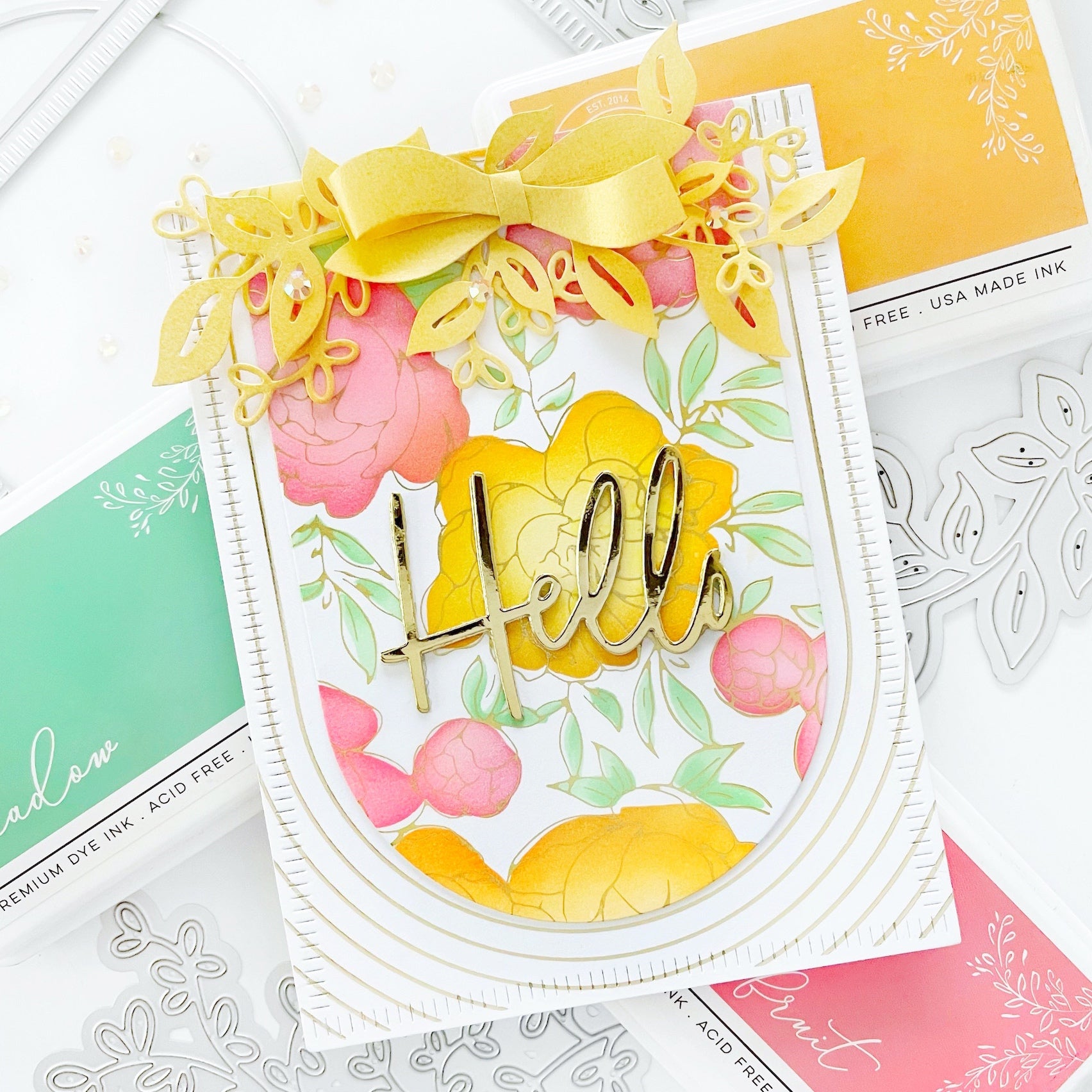 Essentials: Blanket Stitched Rectangle die set – Pinkfresh Studio