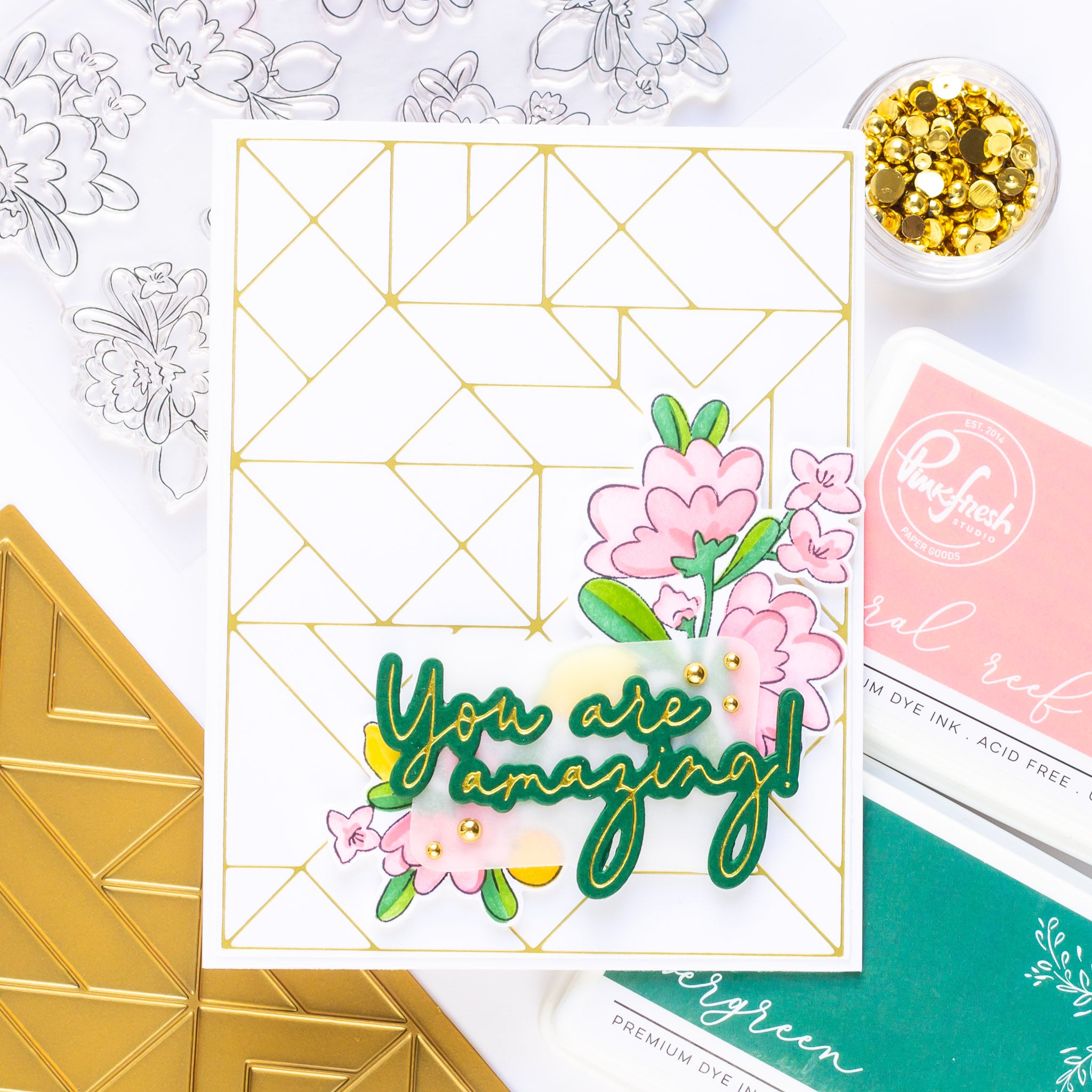 Essentials: Fancy label frames die set – Pinkfresh Studio