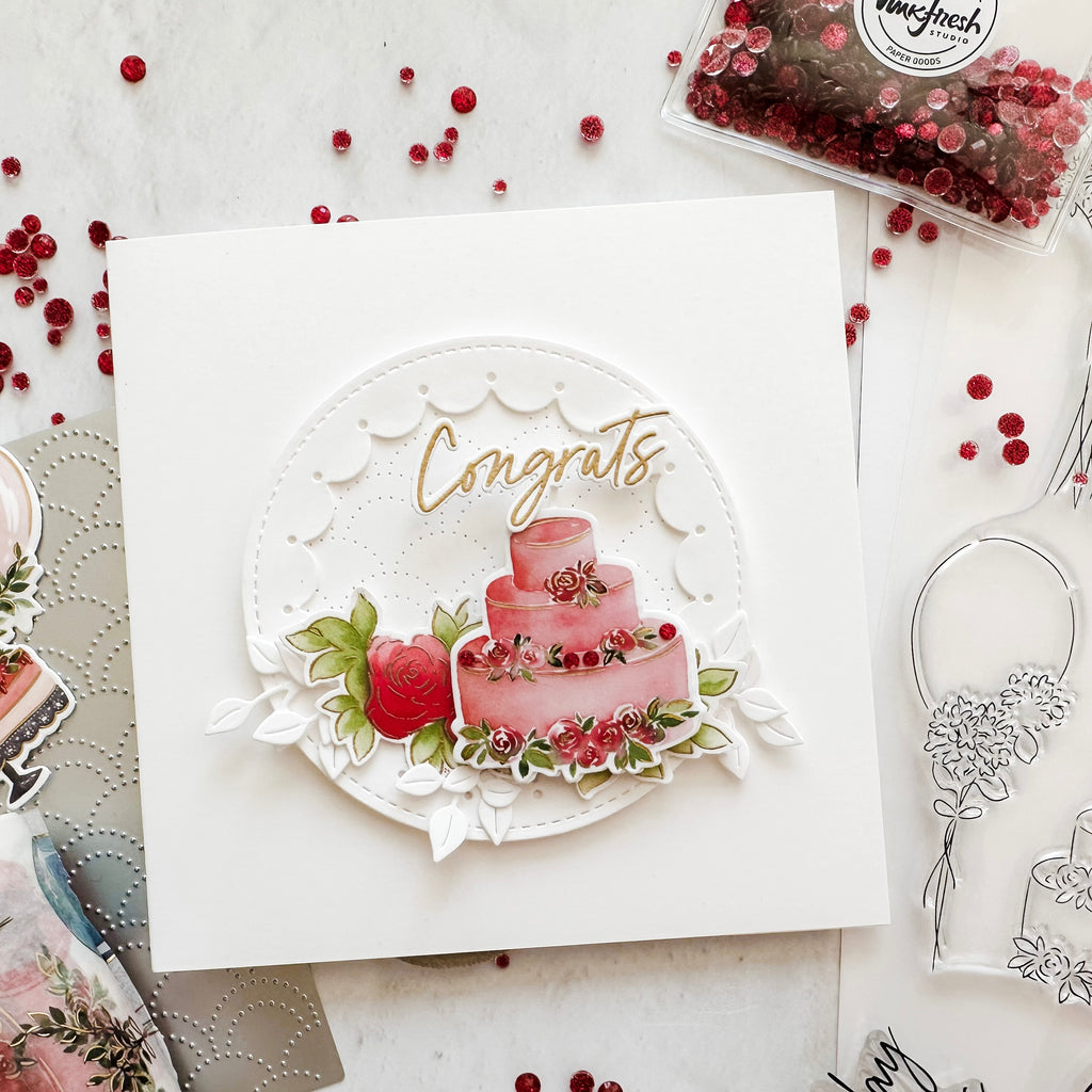 Essentials: Inverted stitched scallop circle die set – Pinkfresh Studio