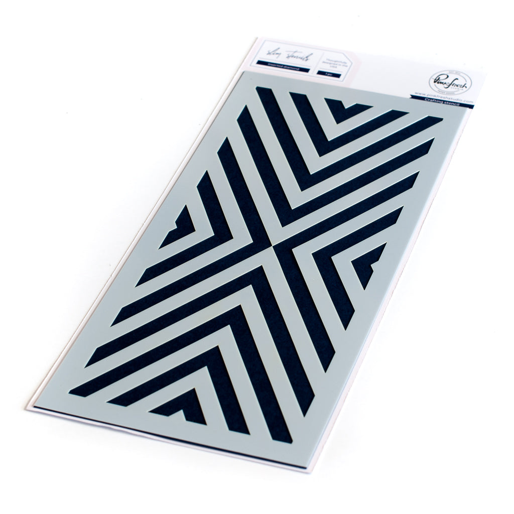 Inverted Diamond Stencil – Pinkfresh Studio