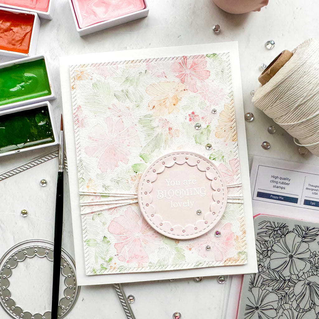 Essentials: Inverted stitched scallop circle die set – Pinkfresh Studio