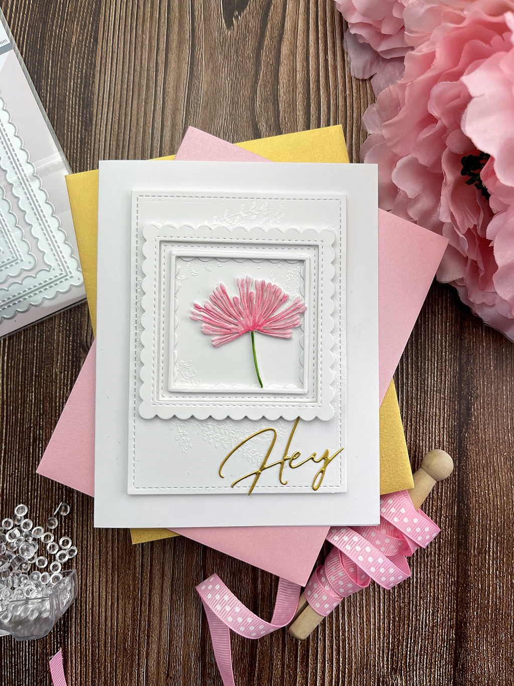 Essentials Stitched Scallop Square die set – Pinkfresh Studio